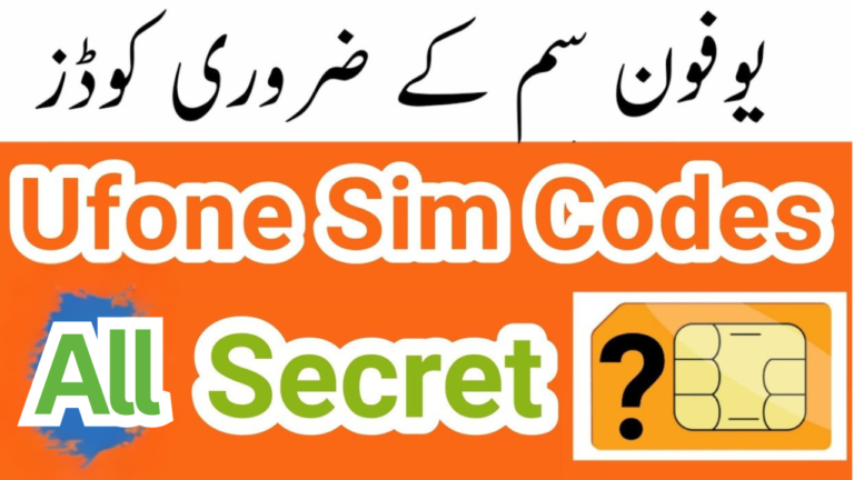 Ufone All Codes List 2026 – You Must Know All Secrets - Pro Pakistan